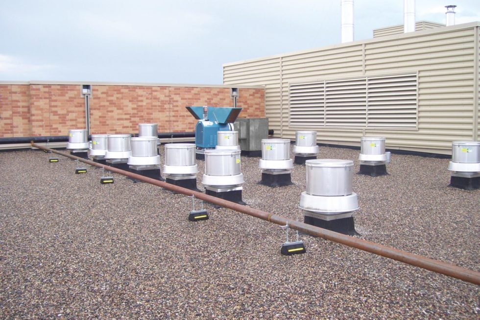Centrifugal Roof and Wall Exhausters - Downblast Roof Exhaust - Hooded ...