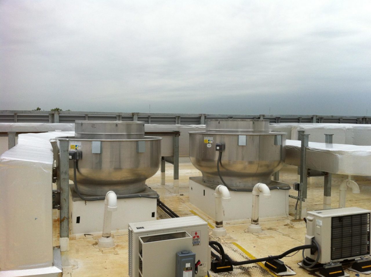Centrifugal Roof and Wall Exhausters - Downblast Roof Exhaust - Hooded ...