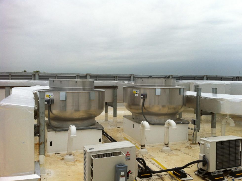 Centrifugal Roof and Wall Exhausters - Downblast Roof Exhaust - Hooded ...