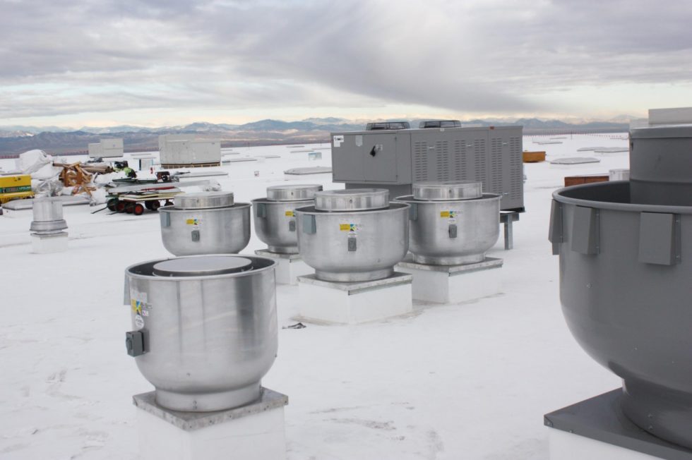 Centrifugal Roof and Wall Exhausters - Downblast Roof Exhaust - Hooded ...