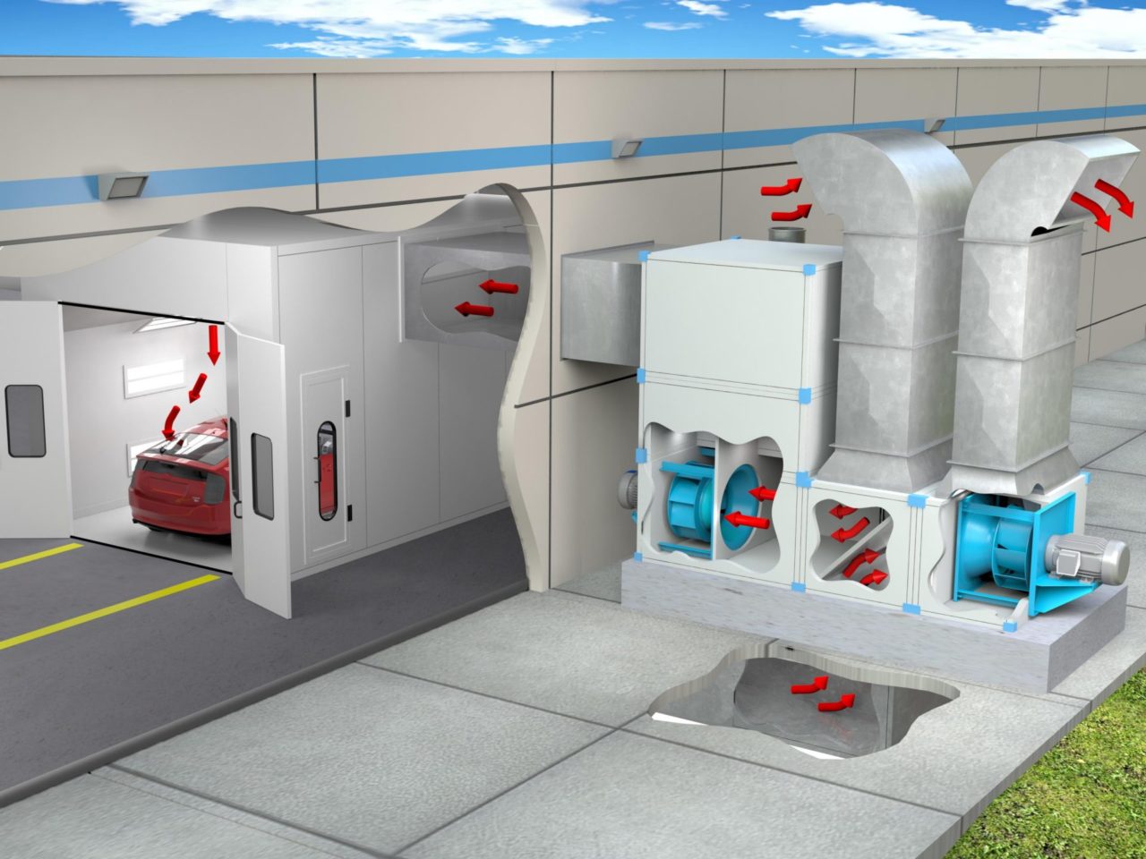 Plug Fans - Industrial Plenum - E-Series Fans - Aero Acoustic Diffuser ...