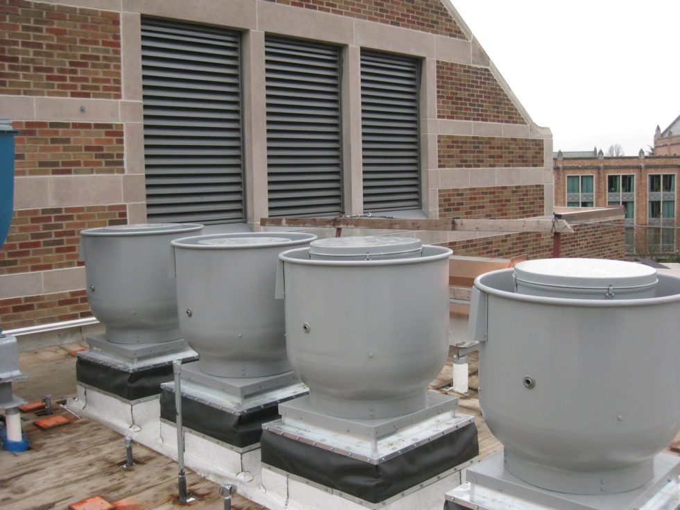 Centrifugal Roof and Wall Exhausters - Downblast Roof Exhaust - Hooded ...