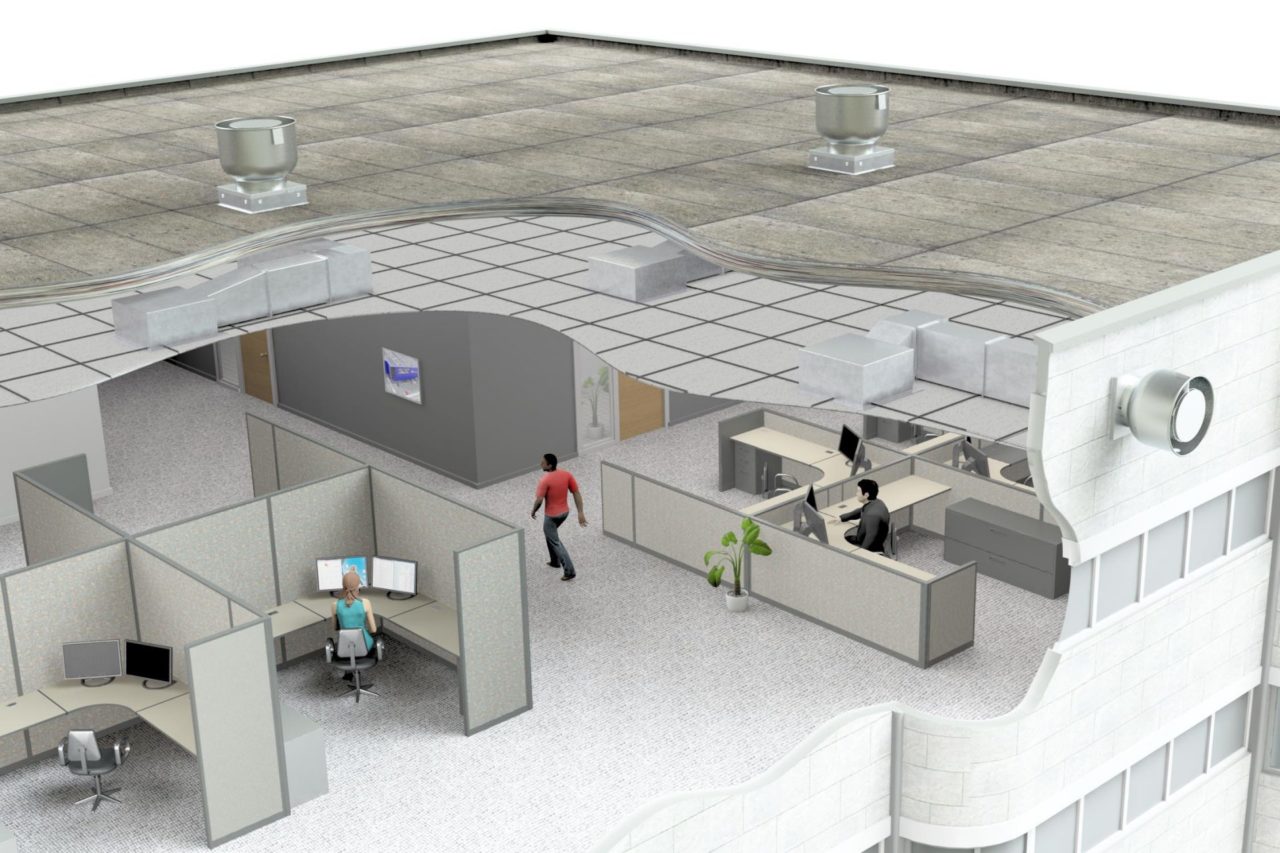 Centrifugal Roof and Wall Exhausters - Downblast Roof Exhaust - Hooded ...