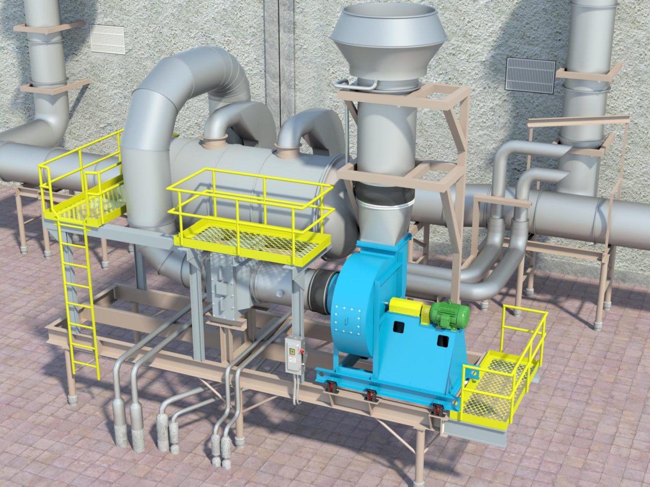 Radial Bladed Fans - Industrial Fan - Cast Aluminum - Cast Iron Fan